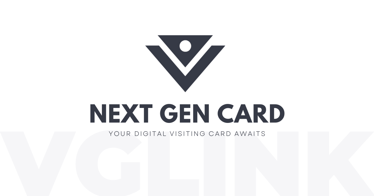 VGLink - The New Age Visiting Card